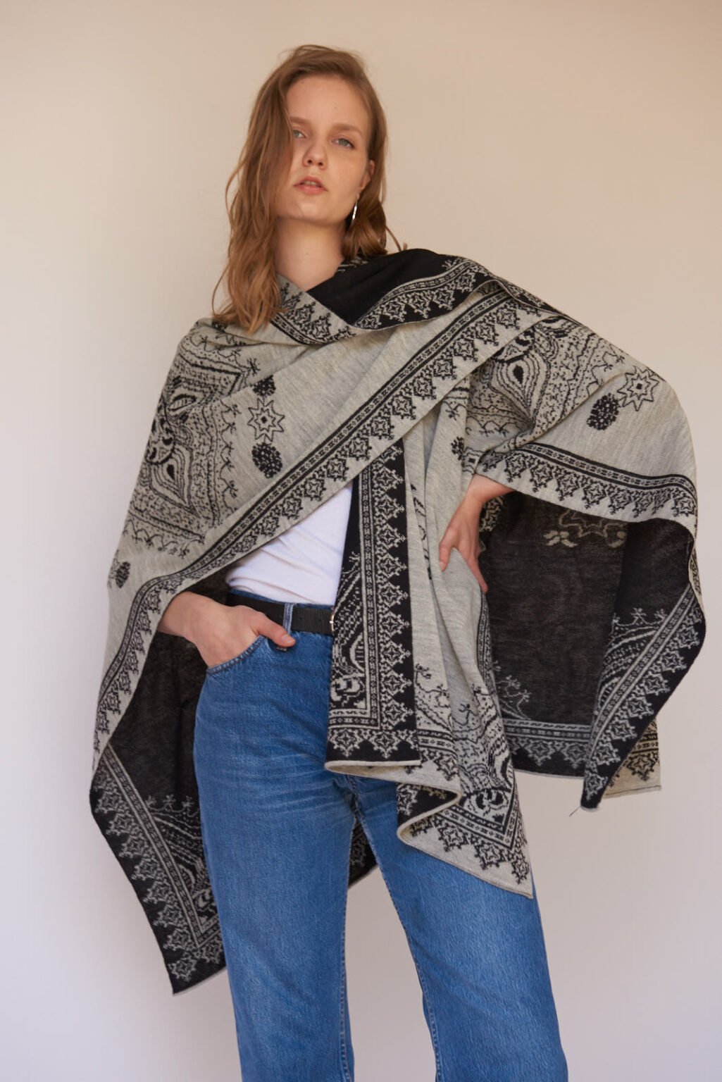 Ruanas Shawls Ponchos | Pili Kukurelo | Manos del Peru